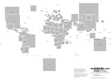 World Web Map 2007 · TechNode